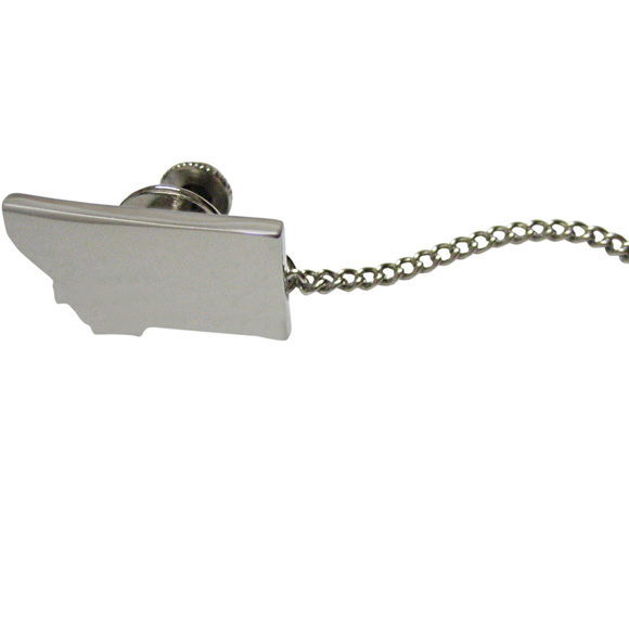 Kiola Designs | Accessories | Montana State Map Shape Tie Tack | Poshmark